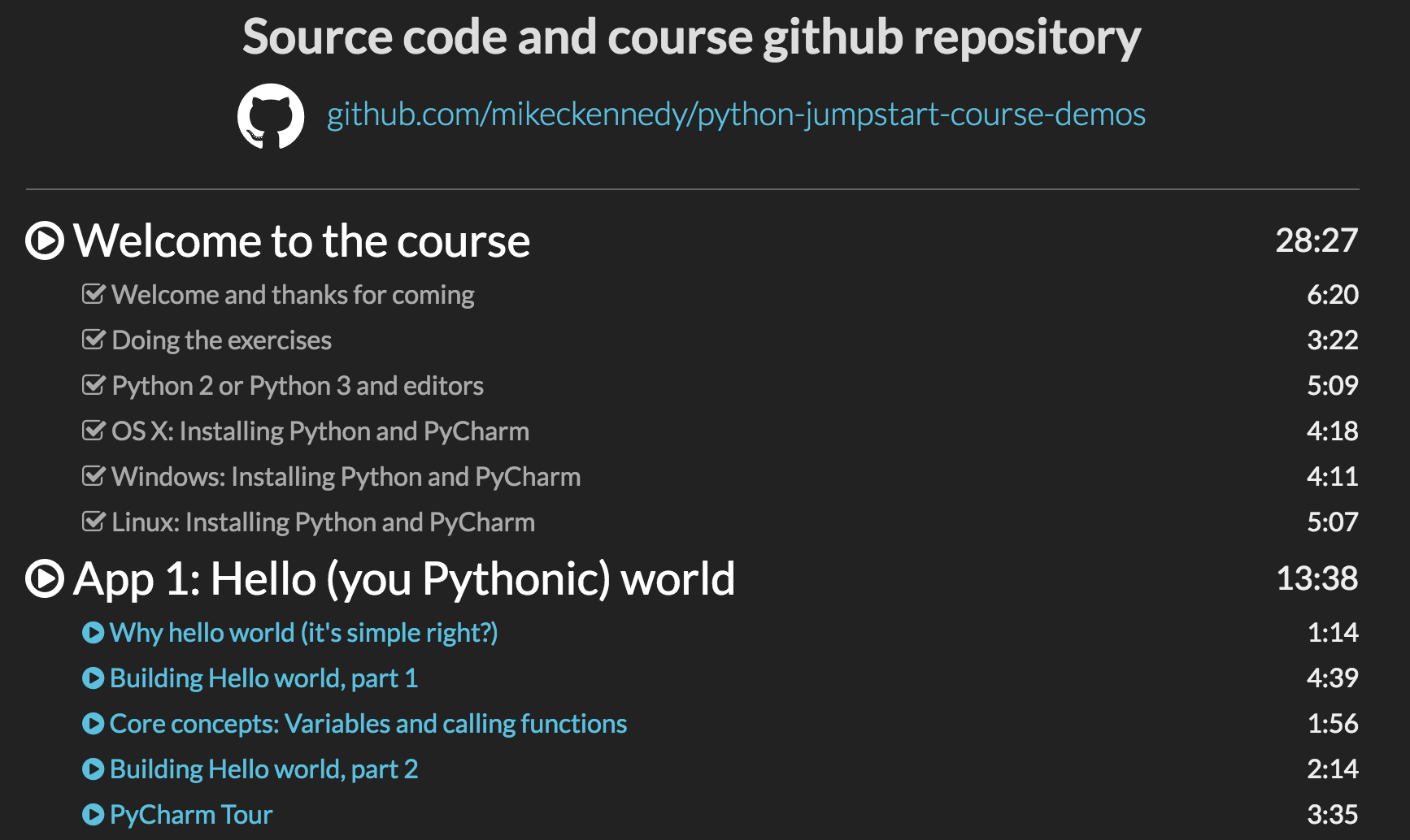 Talk Python Courses: You’ve asked, I’ve listened (and coded) • Michael Kennedy's Thoughts on ...